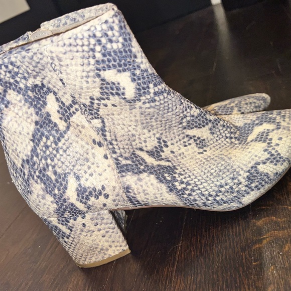 Steve Madden | Shoes | Steve Madden Snake Skin Booties | Poshmark